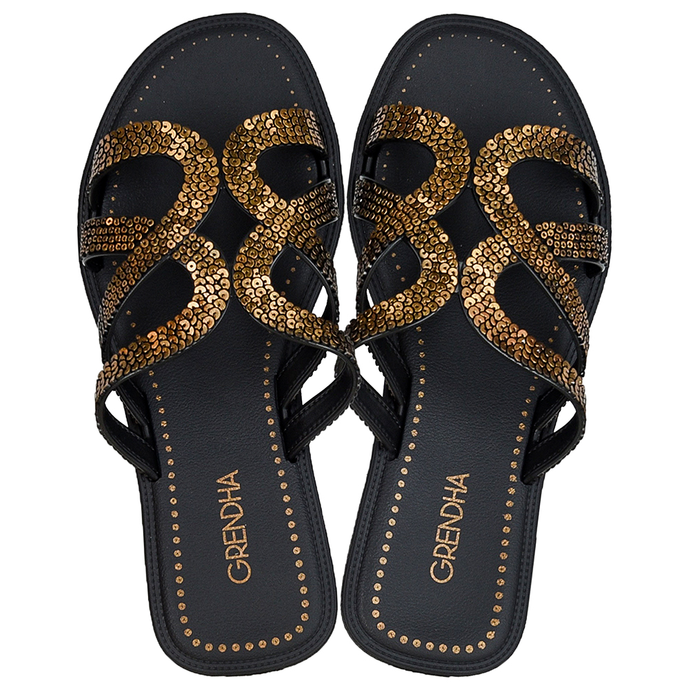 GRENDHA BURITI GLAM SLIDE | Di Santinni