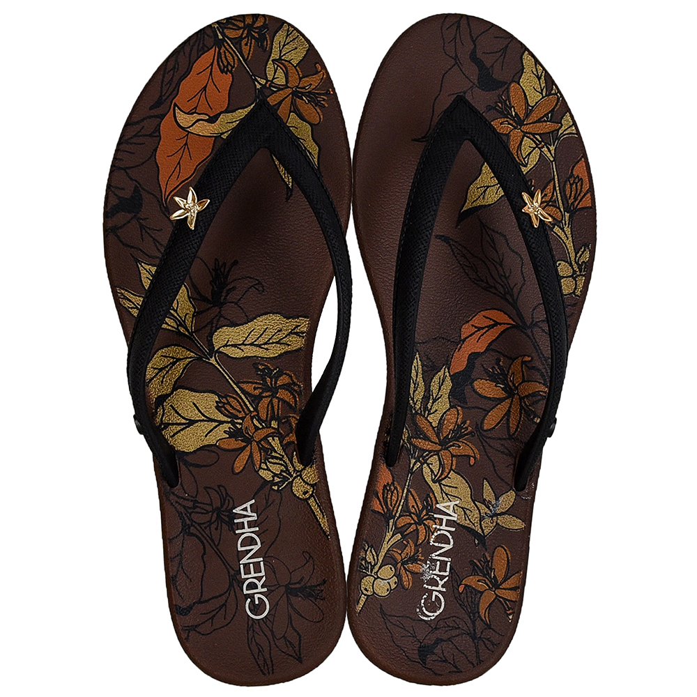 SANDALIA GRENDHA CACAU CAFE | Di Santinni